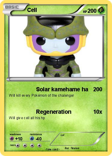 Pokémon Cell 734 734 - Solar kamehame ha - My Pokemon Card