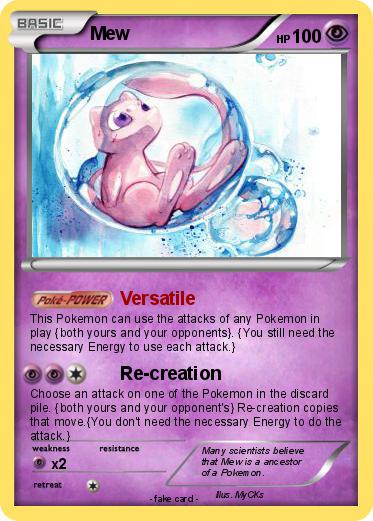 Pokémon Mew 6986 6986 - Versatile - My Pokemon Card