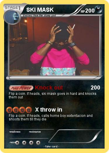 Pokémon SKI MASK - Knock out - My Pokemon Card