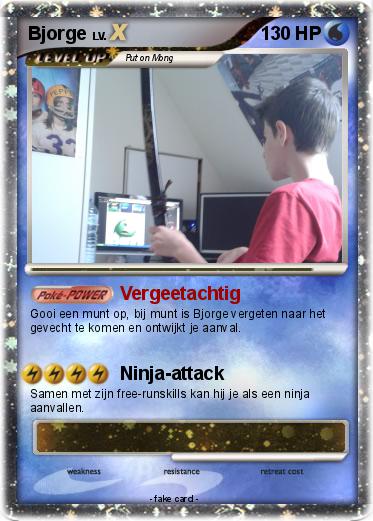Pokémon Bjorge - Vergeetachtig - My Pokemon Card