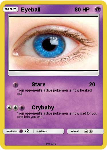 Pokémon Eyeball 46 46 - Stare - My Pokemon Card