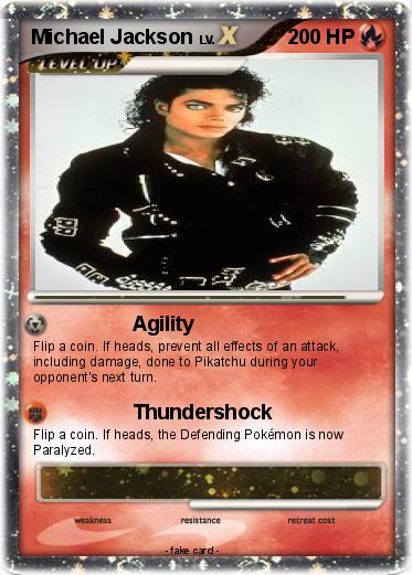 Pokémon Michael Jackson 1501 1501 - Agility - My Pokemon Card