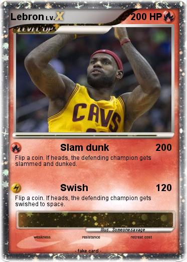 Pokémon Lebron 735 735 - Slam dunk - My Pokemon Card