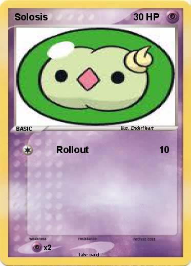 Pokémon Solosis 51 51 - Rollout - My Pokemon Card