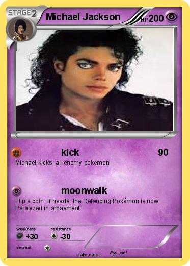 Pokémon Michael Jackson 1387 1387 - kick - My Pokemon Card
