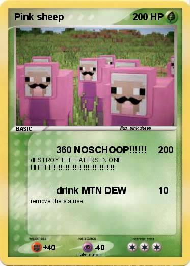 Pokémon Pink sheep 333 333 - 360 NOSCHOOP!!!!!! - My Pokemon Card
