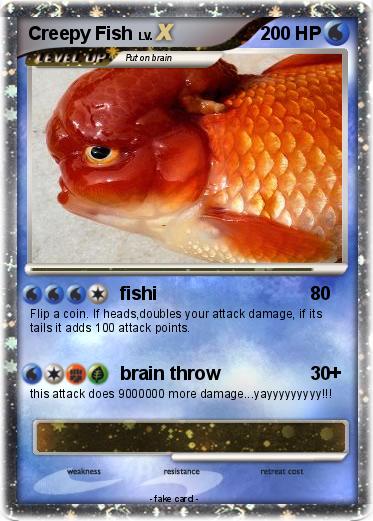 Pokémon Creepy Fish - fishi - My Pokemon Card