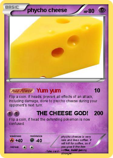 Pokémon phycho cheese - Yum yum - My Pokemon Card