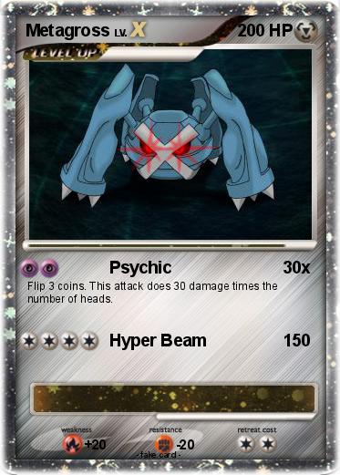 Pokémon Metagross 421 421 - Psychic - My Pokemon Card