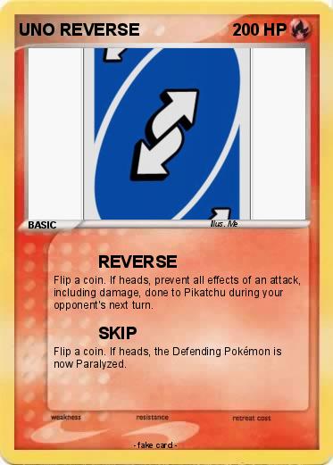 Pokémon UNO REVERSE 96 96 - REVERSE - My Pokemon Card