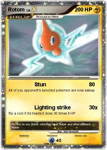 Pokémon Rotom 106 106 - Stun - My Pokemon Card