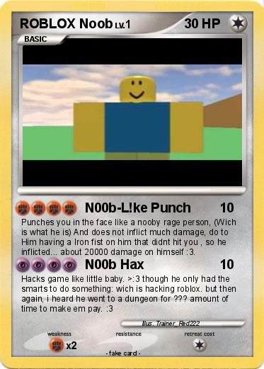 Pokémon ROBLOX Noob 39 39 - N00b-L!ke Punch - My Pokemon Card