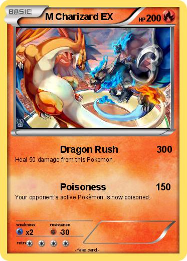 Pokémon M Charizard EX 670 670 - Dragon Rush 300 - My Pokemon Card