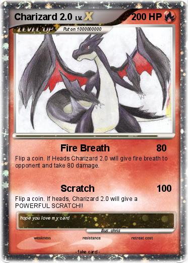 Pokémon Charizard 2 22 22 - Fire Breath - My Pokemon Card