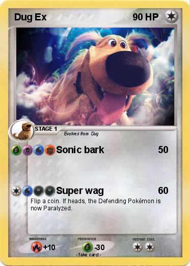 Pokémon Dug Ex - Sonic bark - My Pokemon Card