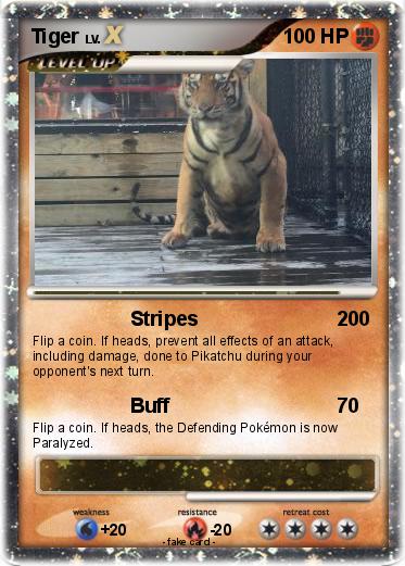 Pokémon Tiger 1061 1061 - Stripes - My Pokemon Card