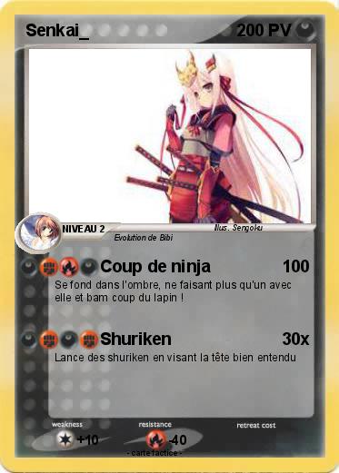 Pokémon Senkai 1 1 - Coup de ninja - Ma carte Pokémon