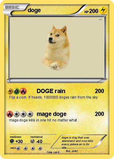 Pokémon doge 2306 2306 - DOGE rain - My Pokemon Card