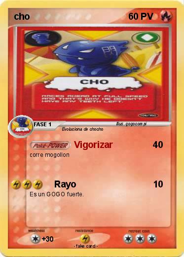 Pokémon cho 71 71 - Vigorizar - Mi carta pokémon