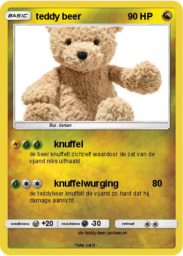 Pokémon teddy beer - knuffel - My Pokemon Card