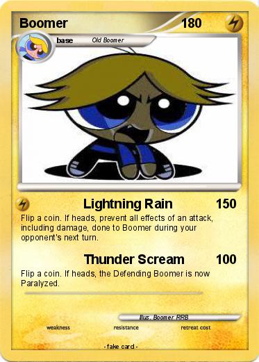 Pokémon Boomer 286 286 - Lightning Rain - My Pokemon Card
