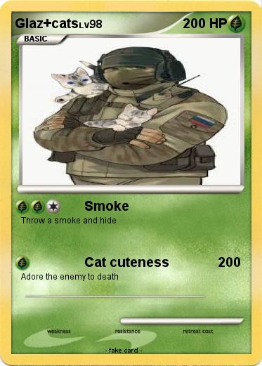 Pokémon Glaz cats - Smoke - My Pokemon Card