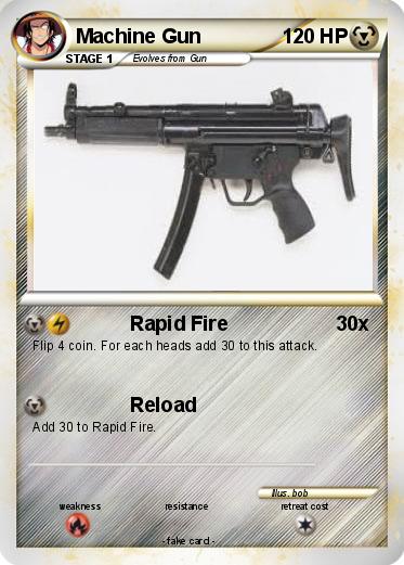 Pokémon Machine Gun 29 29 - Rapid Fire - My Pokemon Card