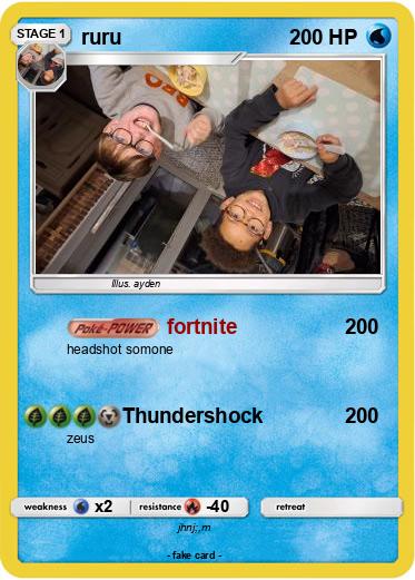 Pokémon ruru 27 27 - fortnite - My Pokemon Card