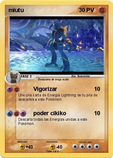 Pokémon miutu 10 10 - Vigorizar - Mi carta pokémon