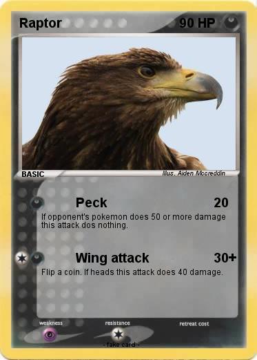 Pokémon Raptor 318 318 - Peck - My Pokemon Card