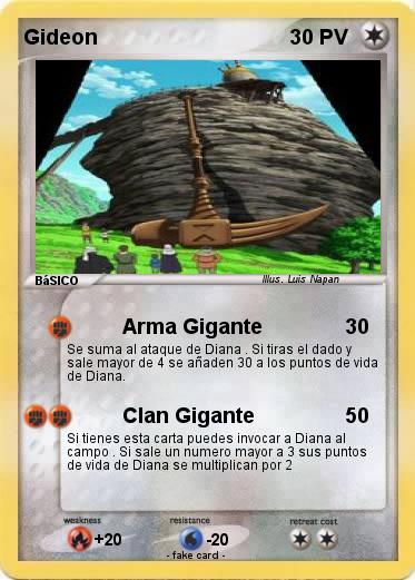 Pokémon Gideon 61 61 - Arma Gigante - Mi carta pokémon