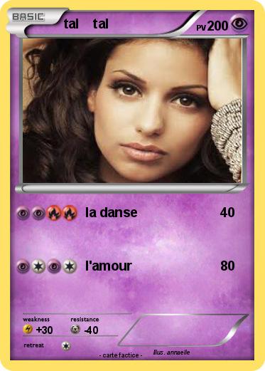 Pokémon tal tal - la danse - Ma carte Pokémon