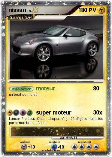Pokémon nissan 75 75 - moteur - Ma carte Pokémon