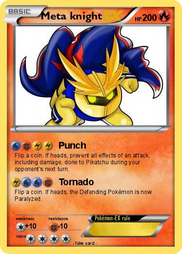 Pokémon Meta knight 998 998 - Punch - My Pokemon Card
