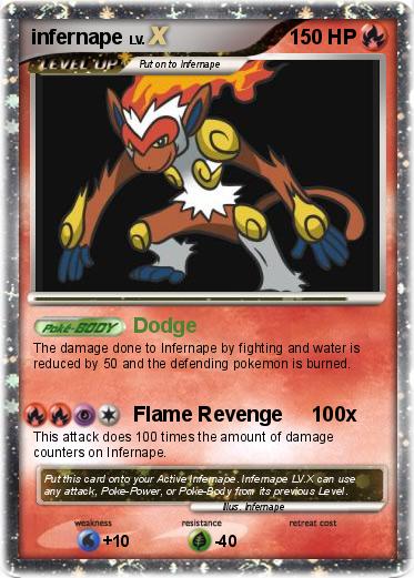 Pokémon infernape 220 220 - Dodge - My Pokemon Card