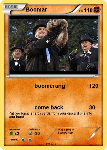 Pokémon Boomar 2 2 - boomerang - My Pokemon Card