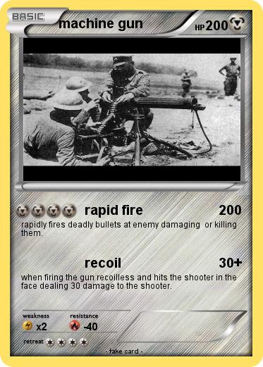 Pokémon machine gun 118 118 - rapid fire - My Pokemon Card