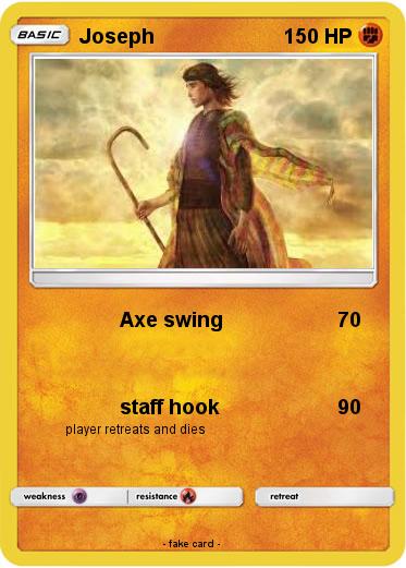 Pokémon Joseph 586 586 - Axe swing - My Pokemon Card