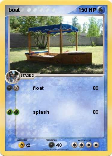 Pokémon boat - float - My Pokemon Card