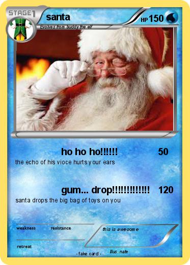 Pokémon santa 804 804 - ho ho ho!!!!!! - My Pokemon Card