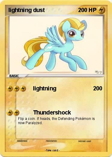 Pokémon lightning dust - lightning - My Pokemon Card