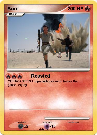 Pokémon Burn 260 260 - Roasted - My Pokemon Card