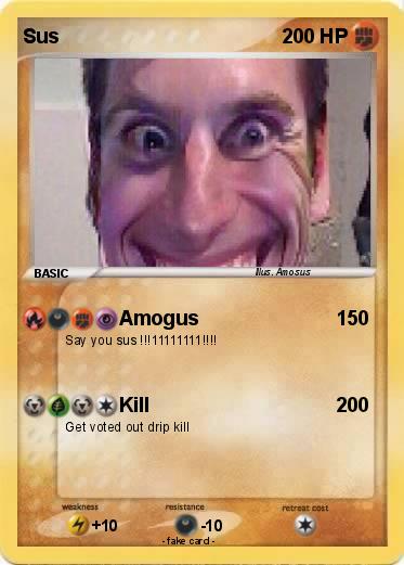 Pokémon Sus 62 62 - Amogus - My Pokemon Card