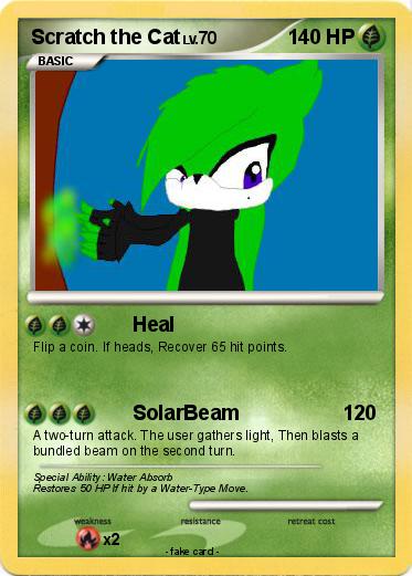 Pokémon Scratch the Cat 1 1 - Heal - My Pokemon Card