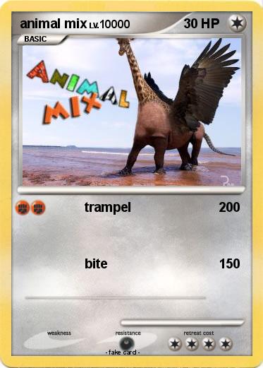 Pokémon animal mix - trampel - My Pokemon Card