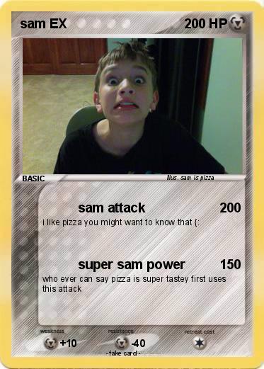Pokémon sam EX 17 17 - sam attack - My Pokemon Card