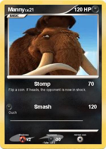 Pokémon Manny 118 118 - Stomp - My Pokemon Card