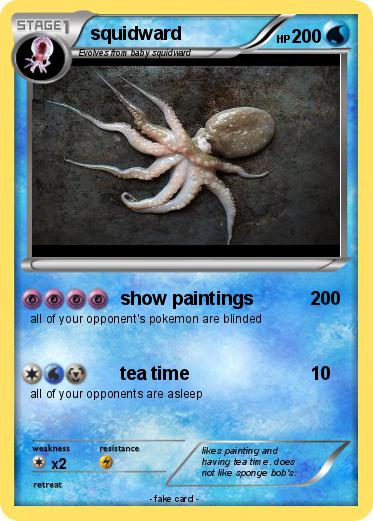 Pokémon squidward 574 574 - show paintings - My Pokemon Card