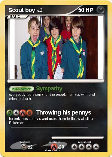 Pokémon Scout boy - Sympathy - My Pokemon Card