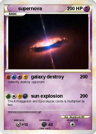 Pokémon supernova 91 91 - galaxy destroy - My Pokemon Card